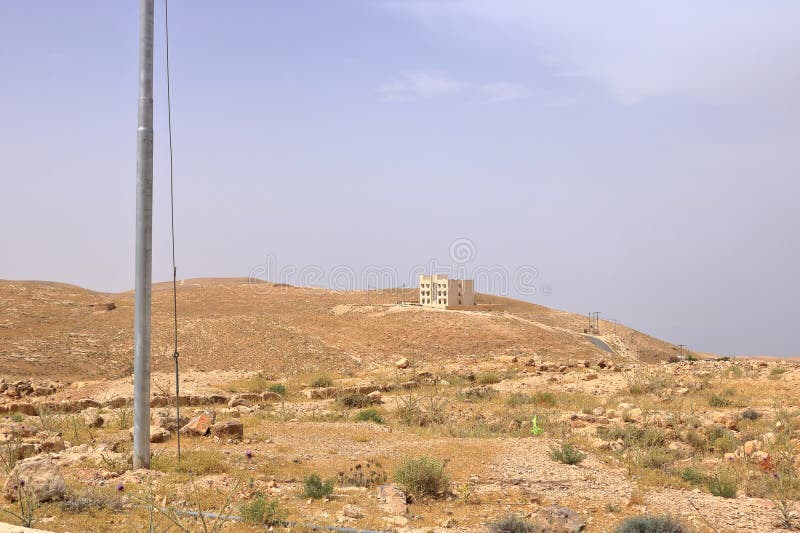 Living House in the Desert of Jordan Stock Image - Image of travel ...