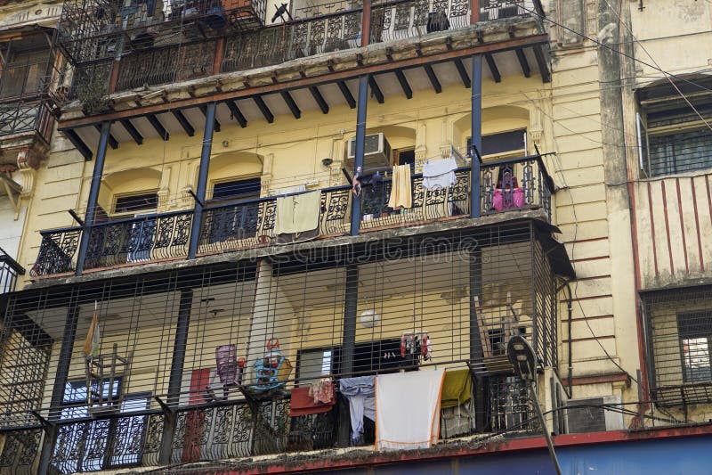 Living Houses in Mumbai in India Stock Photo - Image of urban, landmark ...