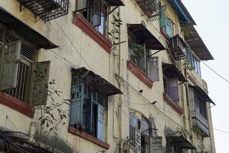 Living Houses in Mumbai in India Stock Photo - Image of building ...