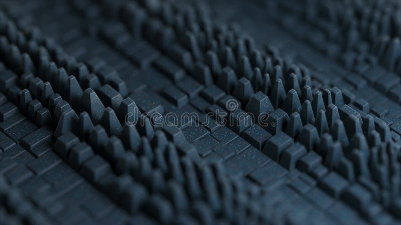 A Living Moving Gray Surface Changes Shape. Shadow. Transformation ...