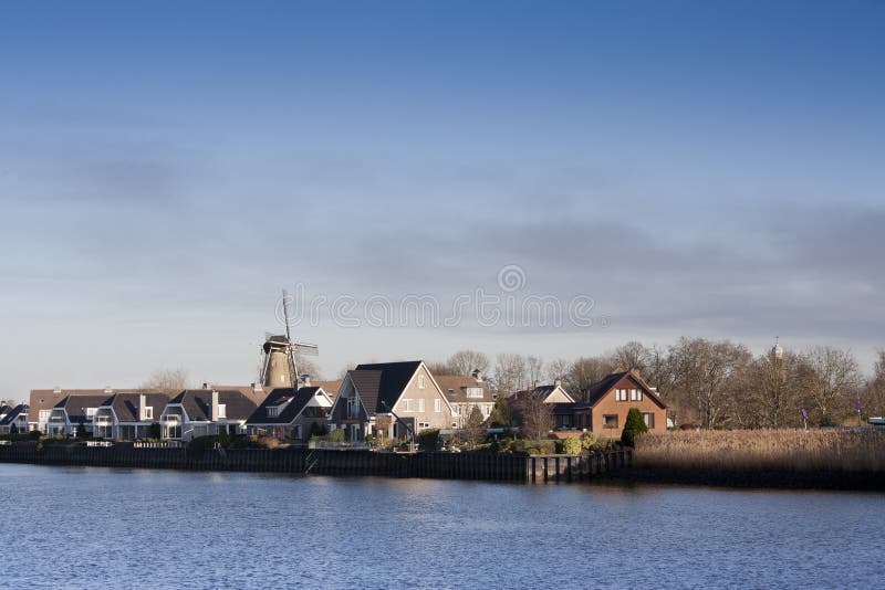 Living near the river stock photo. Image of zuidholland - 37701464