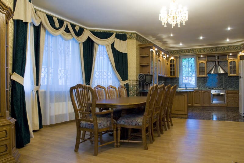 Medieval German Rooms Interior Stock Photo - Image of indoors, eating ...