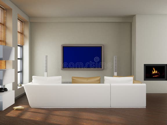 Living Room stock illustration. Illustration of elegance - 19368496