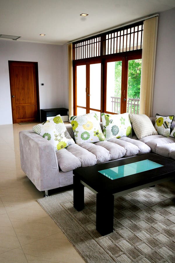 Living room stock image. Image of decorate, furniture, luxury - 430015