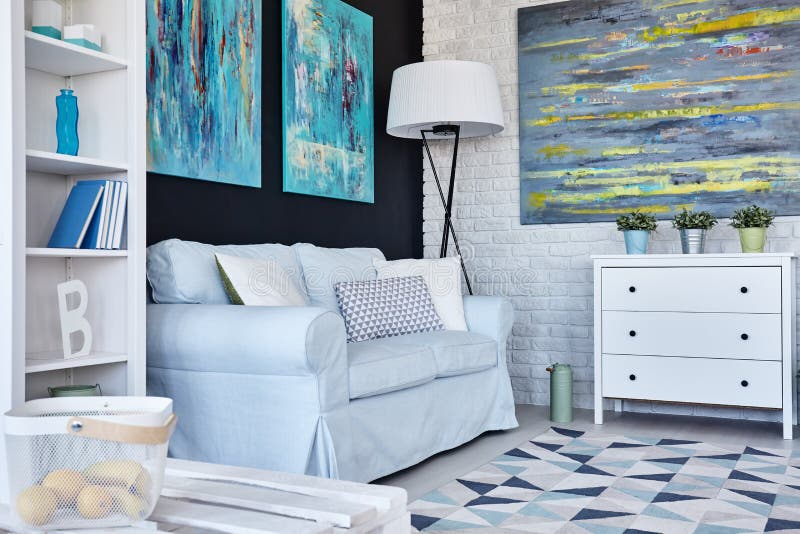 Living room from the angle stock photo. Image of decoration - 88188118