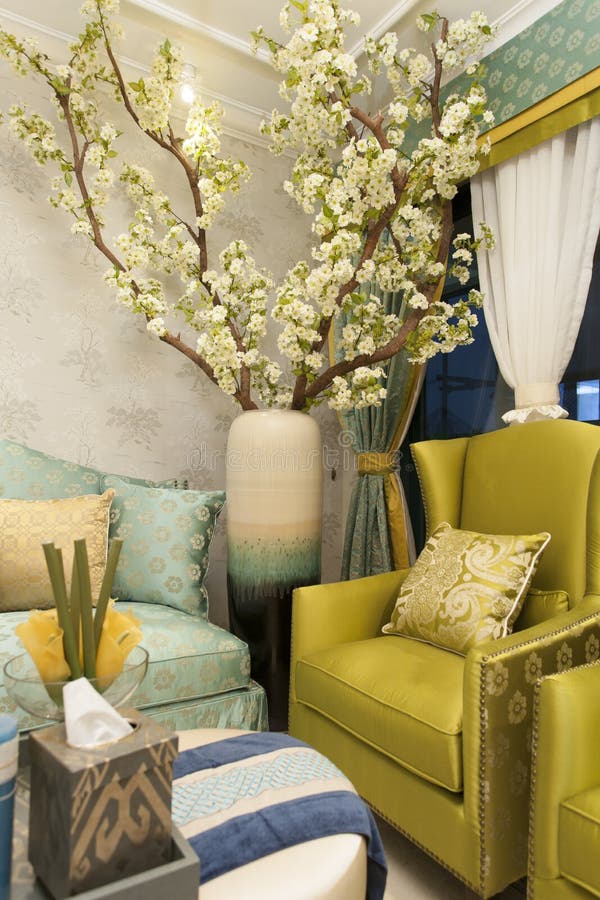The flowers in living room stock photo. Image of indoor - 6269020