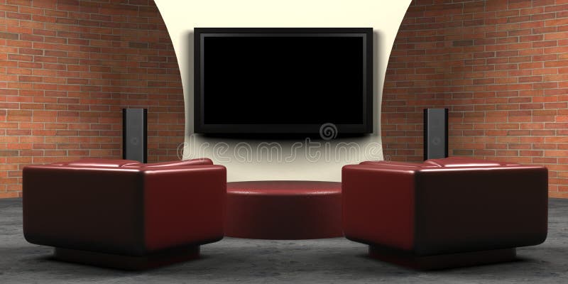 Living room stock image. Image of scene, room, interior - 47794337