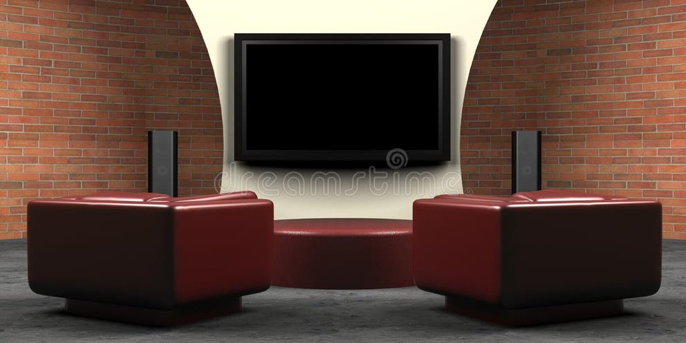 Living room stock image. Image of scene, room, interior - 47794337