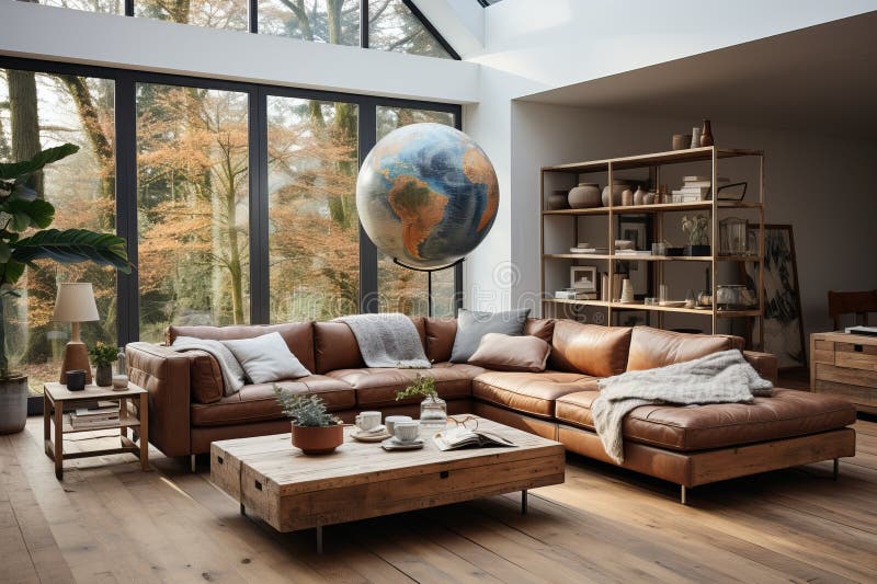 Living Room Designed with the Principles of Scandinavian Minimalism ...