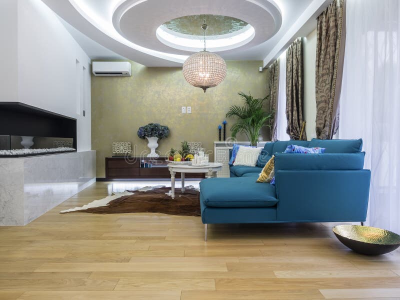 Living room interior stock photo. Image of apartmen, furniture - 56343810