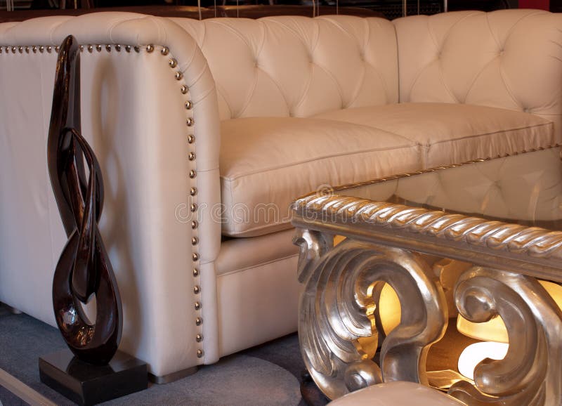 Modern Round Red Sofa stock photo. Image of lifestyle - 10256120