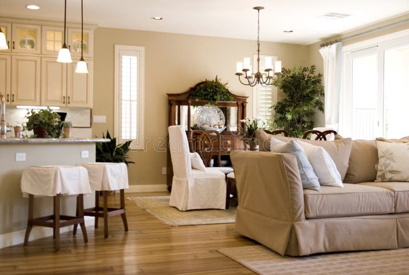 The Living Room is a Light Sofa Design Stock Photo - Image of header ...
