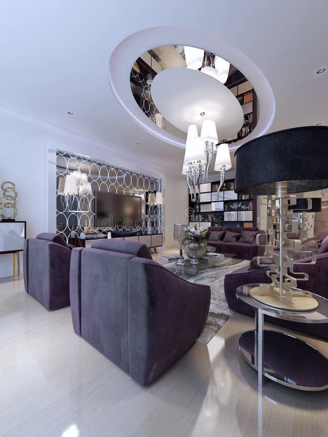 Living room luxury style stock photo. Image of black - 48275874