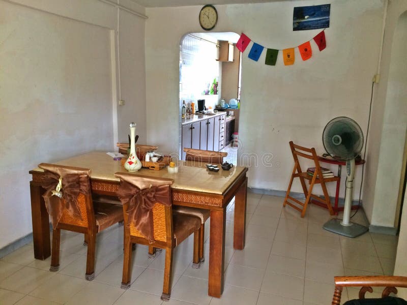 Living room stock image. Image of typical, standing, dining - 66807455