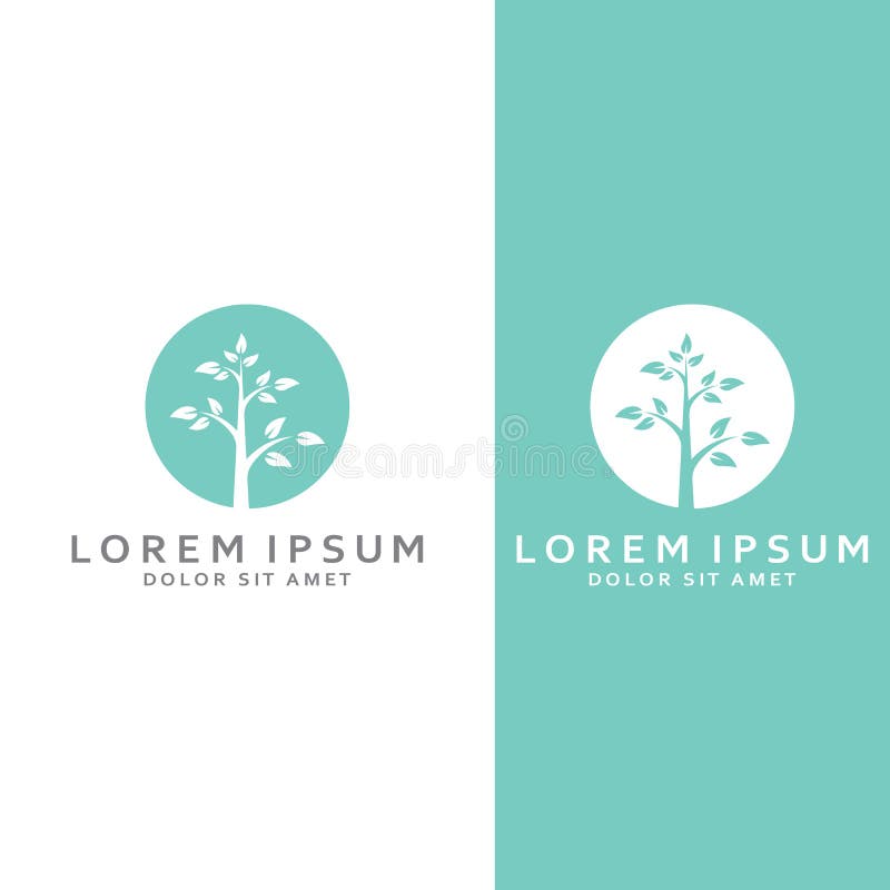 Living Tree Logo Design, Using a Vector Illustration Template Concept ...