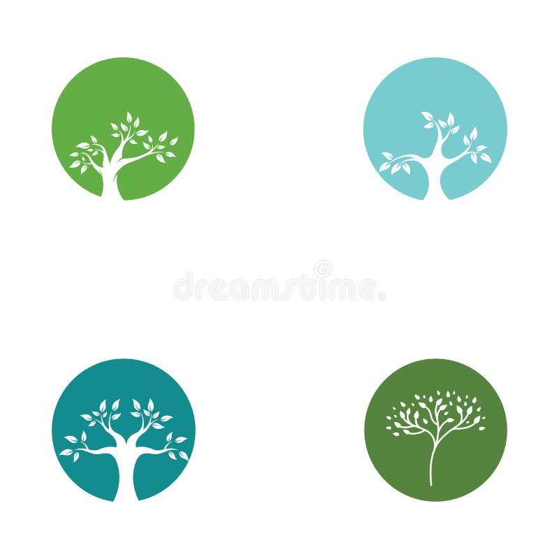 Living Tree Logo Design, Using a Vector Illustration Template Concept ...