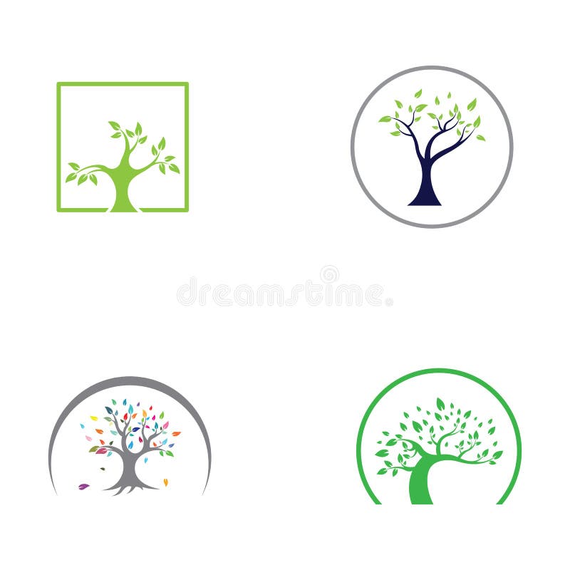 Living Tree Logo Design, Using a Vector Illustration Template Concept ...