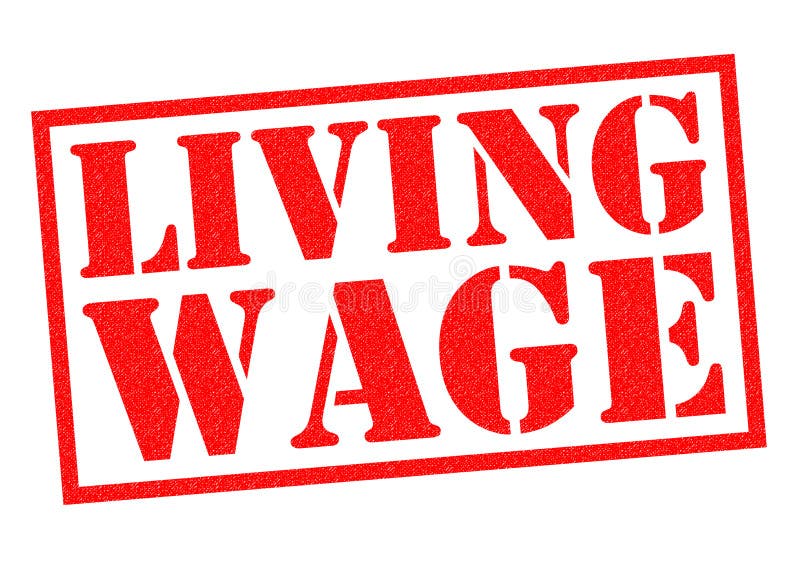 Living Wage Banner Template. Living Wage Ribbon Label. Stock Vector ...