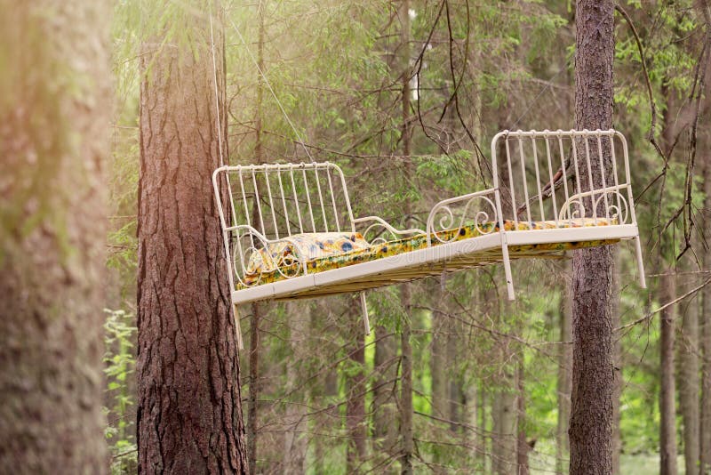 Living Woods Bed Hanging Trees Stock Photos - Free & Royalty-Free Stock ...