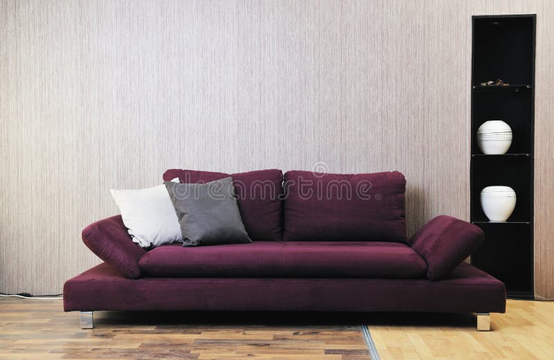 Modern Round Red Sofa stock photo. Image of lifestyle - 10256120