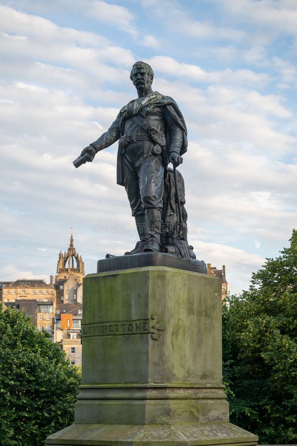 Livingstone Monument - Edinburgh, Scotland Stock Image - Image of ...