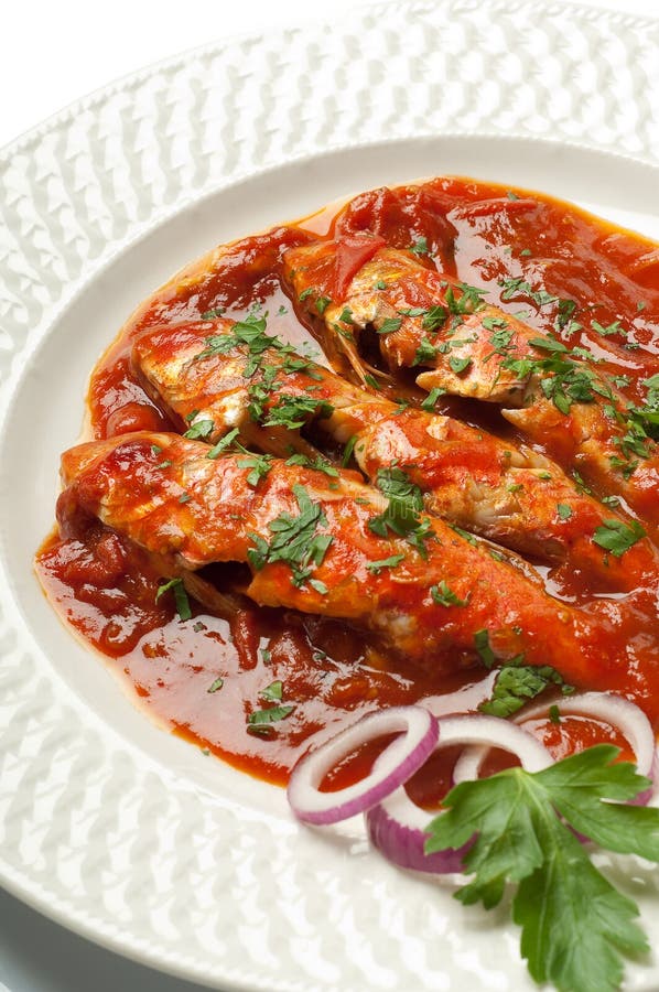 Livornese Red Mullets Typical Stock Image - Image of fantasy, italy ...