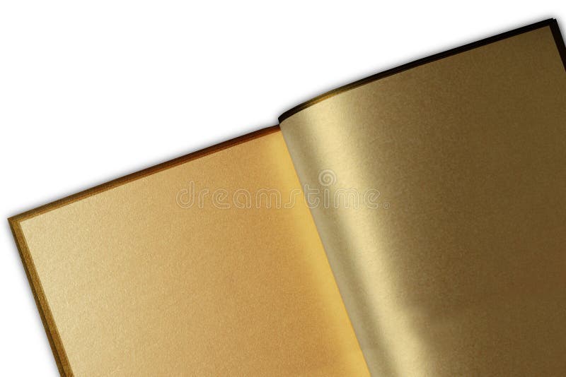 Livre d'or photo stock. Image du photo, luxueux, ouvert - 13673232