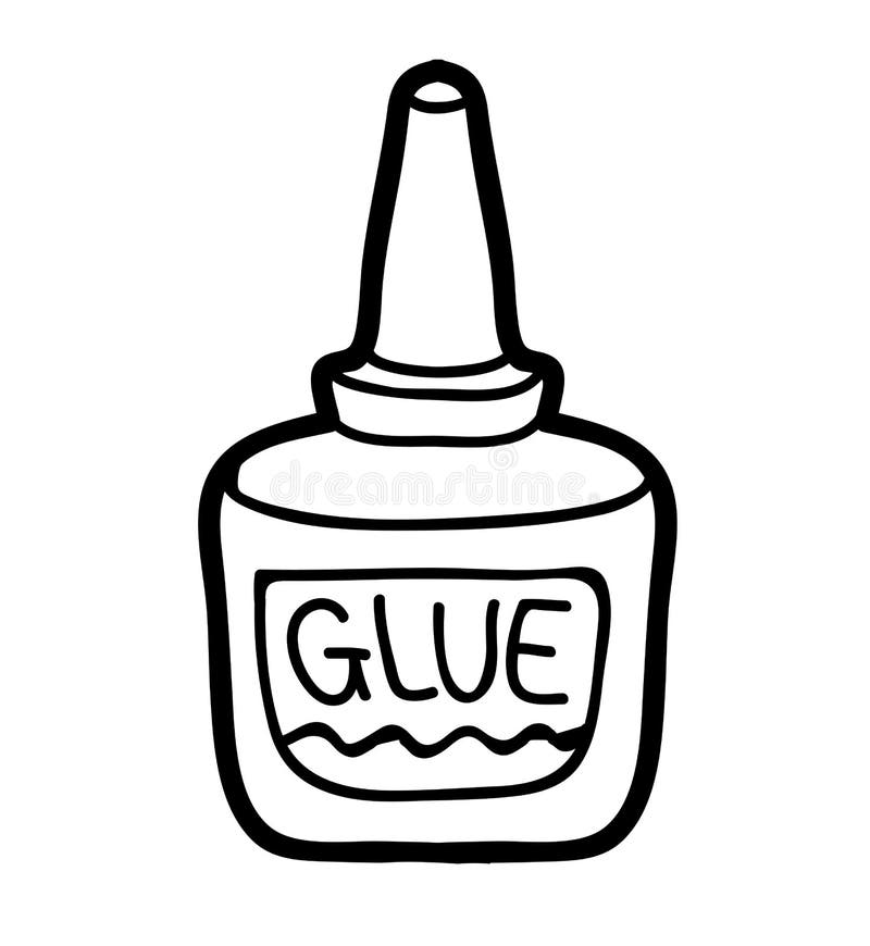 Livre de coloriage, colle illustration de vecteur. Illustration du ...