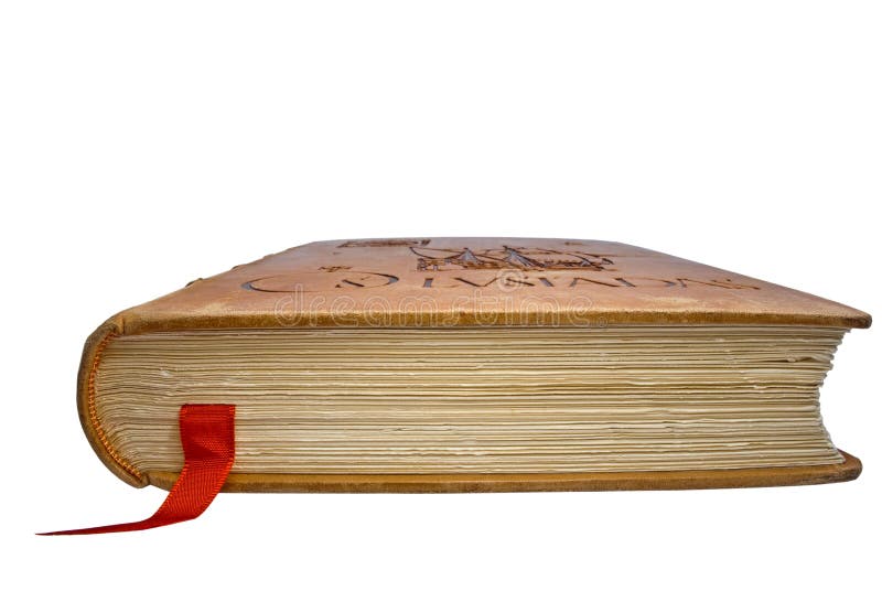 Vieux livre fermé photo stock. Image du littérature, isolement - 28911314