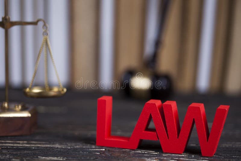 Livre, Maillet, Loi, Code Juridique De Concept De Justice Image stock ...