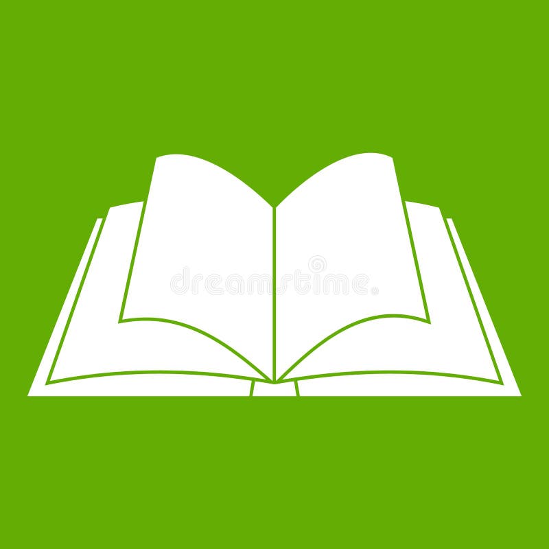 Livre Ouvert Avec L'icône De Flottement De Pages Illustration de ...