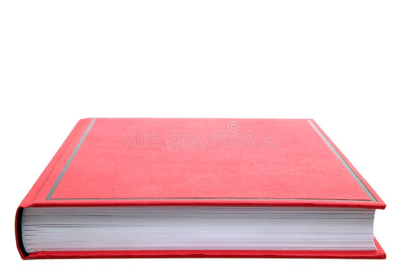Livre rouge fermé. image stock. Image du information, fermé - 3734593