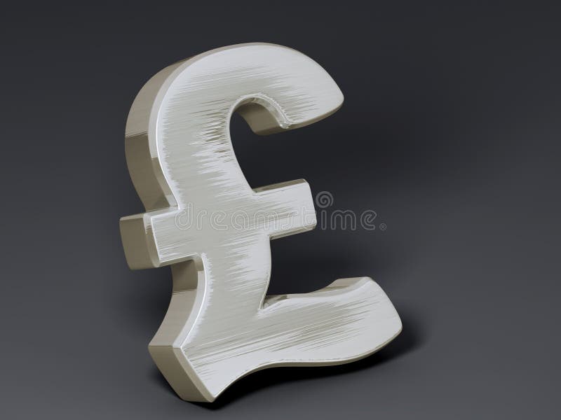 Livre Sterling symbol stock illustration. Illustration of loan - 11668892