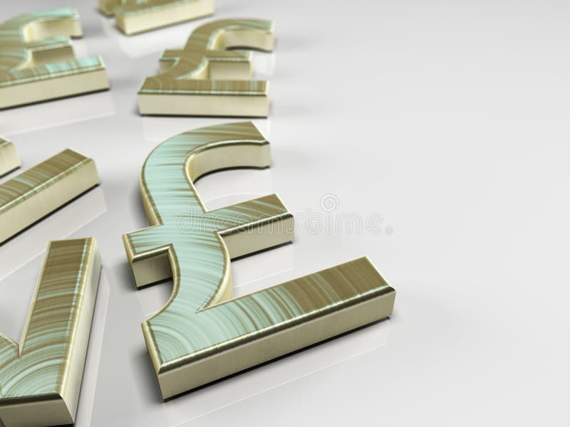 Livre Sterling Symbol illustration stock. Illustration du produits ...