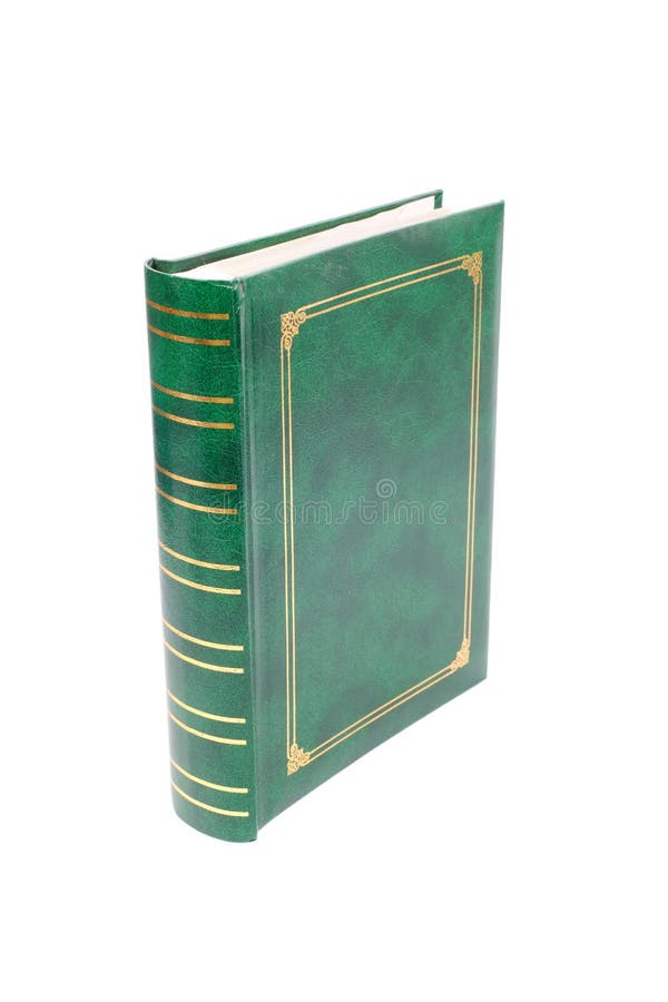 Livre vert image stock. Image du pages, texte, décoration - 37634023