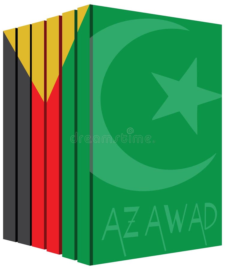 Drapeau D'illustration De Vecteur D'Azawad MNLA Illustration de Vecteur ...