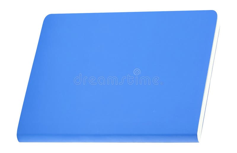 Livro azul isolado foto de stock. Imagem de isolado - 128917038