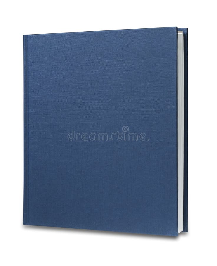 Livro azul, isolado imagem de stock. Imagem de papelada - 15269923