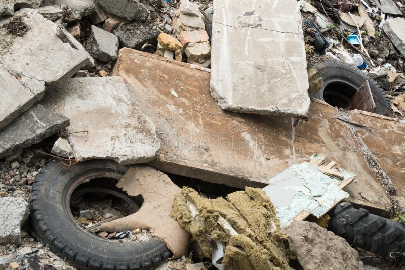 Lixo industrial foto de stock. Imagem de estragos, bloco - 50052360