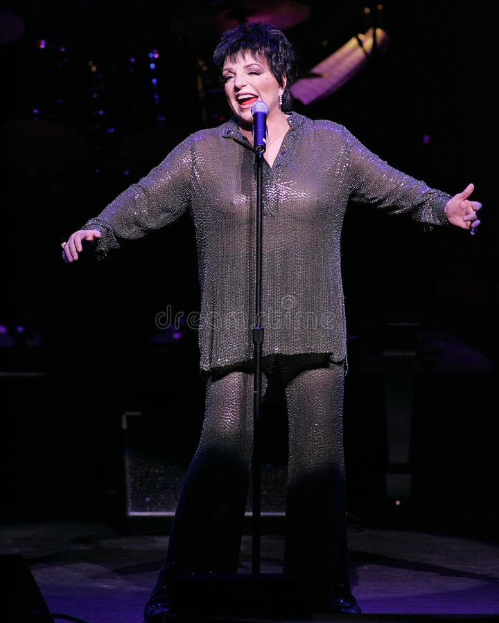 Liza Minelli Performs in Concert Editorial Stock Image - Image of ...