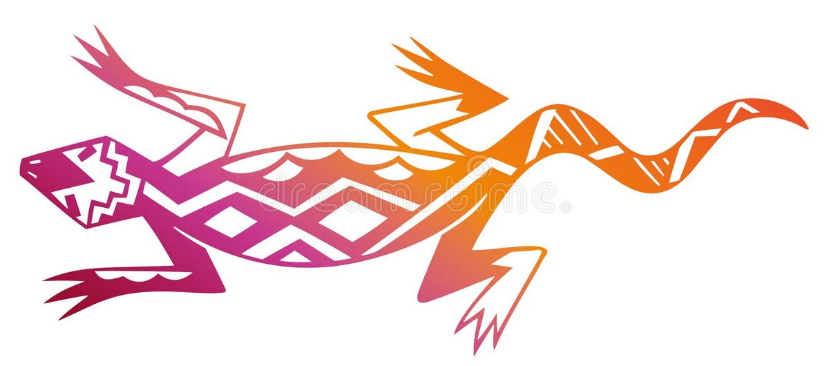 Art Desert Lizard Reptile Stock Illustrations – 2,660 Art Desert Lizard ...