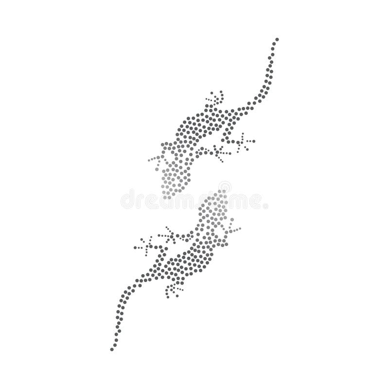 Vector Hand Drawn Doodle Sketch Gecko Lizard Isolated on White ...