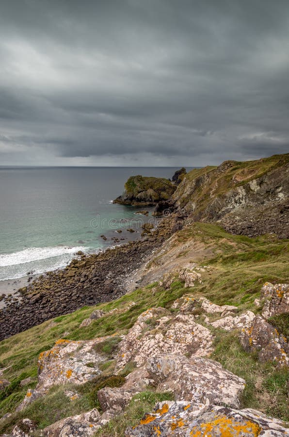 Coastline At The Lizard, Cornwall, England Stock Photo - Image of ...