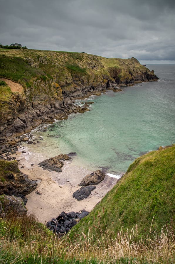 Lizard cornwall england uk stock photo. Image of beach - 47699744