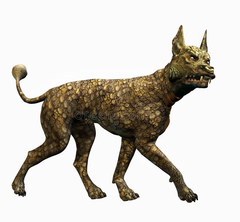 Lizard Dog - Includes Clipping Path Stock Illustration - Illustration ...