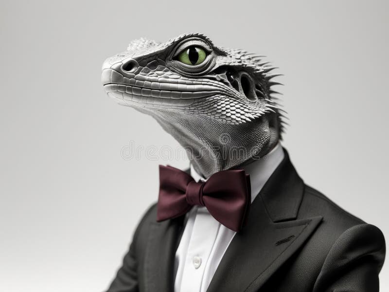 Lizard Suit Bow Tie Stock Photos - Free & Royalty-Free Stock Photos ...