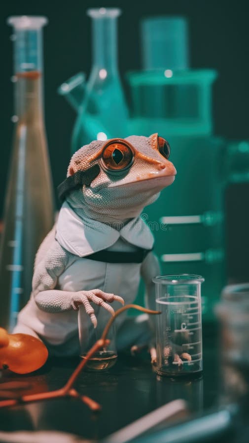 Scientist Lizard Stock Illustrations – 42 Scientist Lizard Stock ...