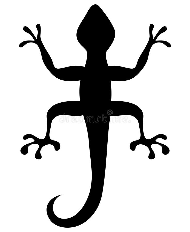 Lizard icon, simple style stock vector. Illustration of body - 81677553