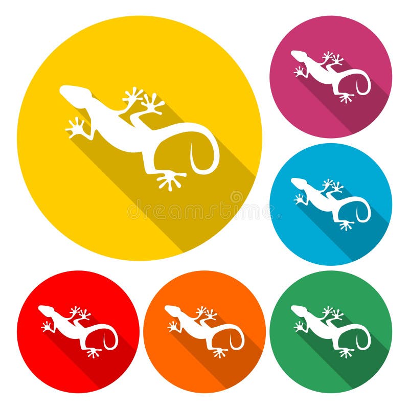 Lizard Icon Vector - Illustration Stock Vector - Illustration of ...