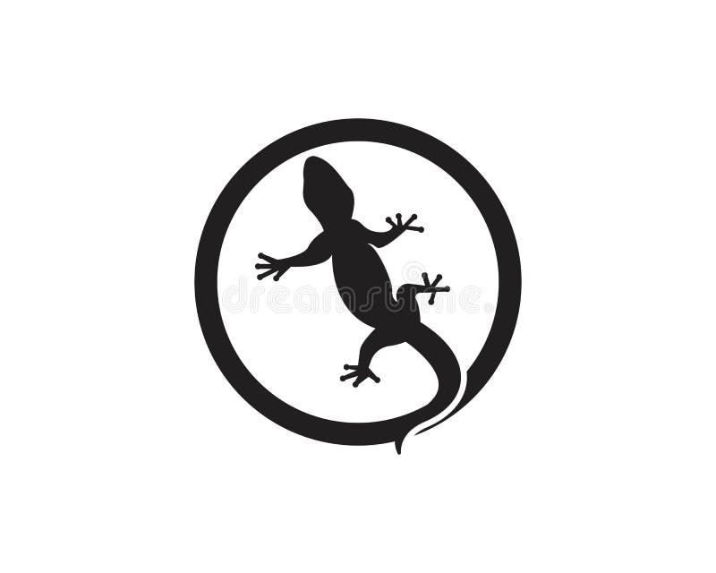 Lizard Logo Design Vector Illustration Stock Vector - Illustration of ...